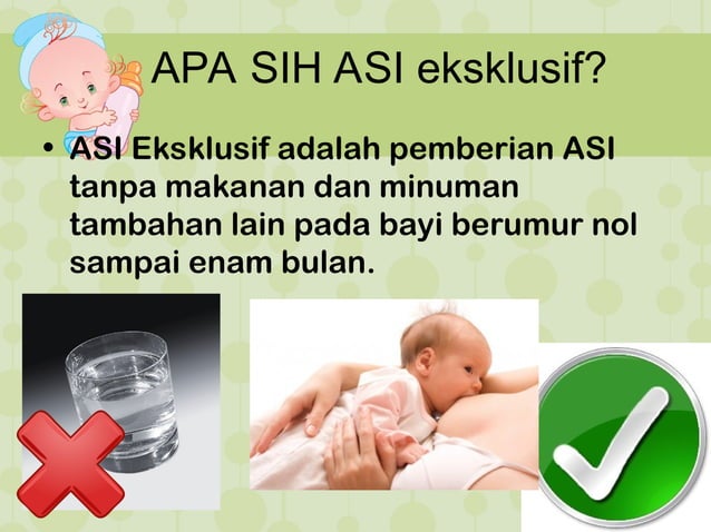 ppt asi eksklusif terbaru untuk ibu hamil menyusui setelah melahirkan | PPT