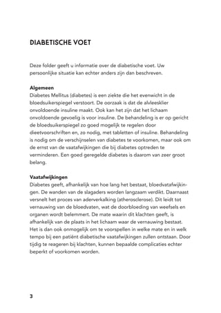 Diabetische voet | PDF | Foot Health | Diseases and Conditions