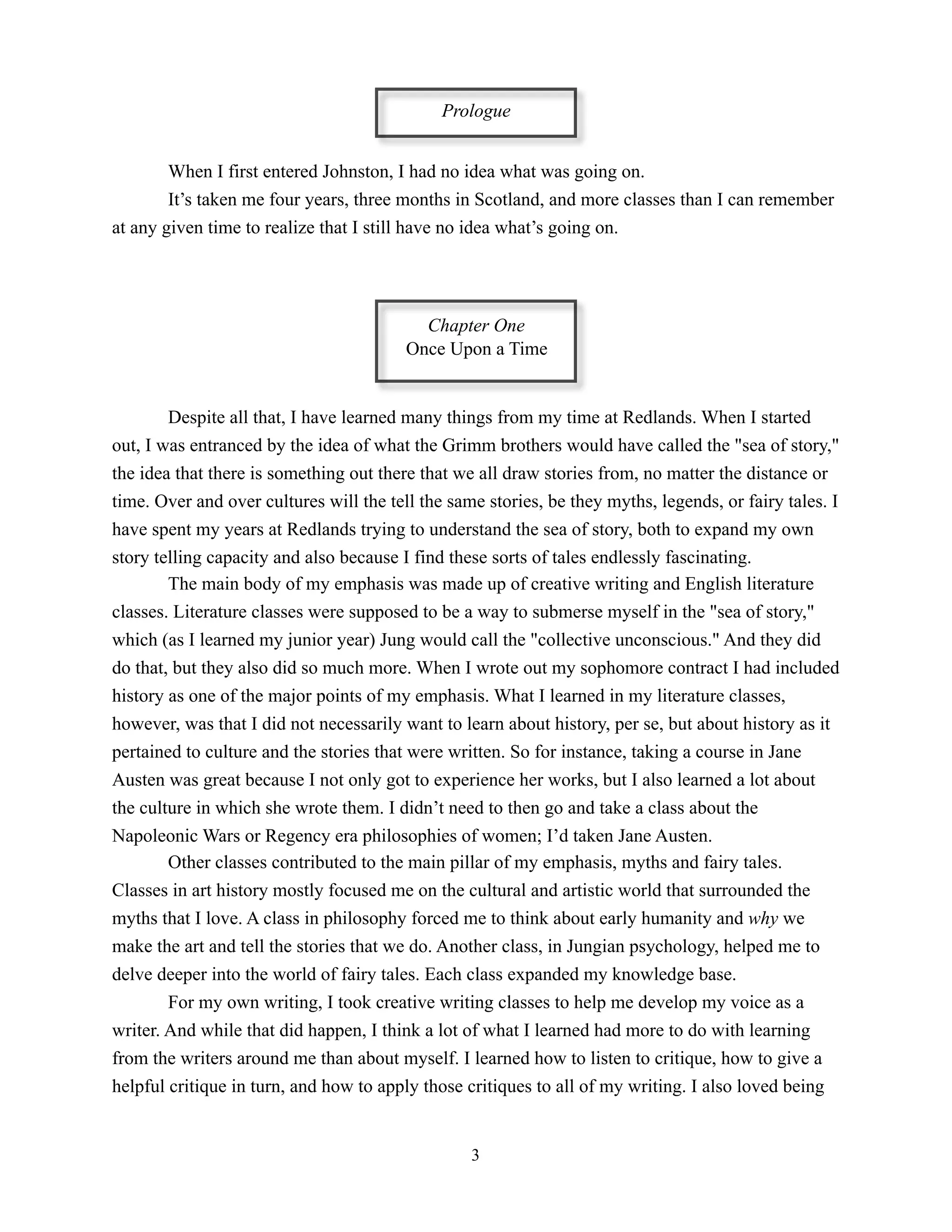 Graduation Narrative | PDF