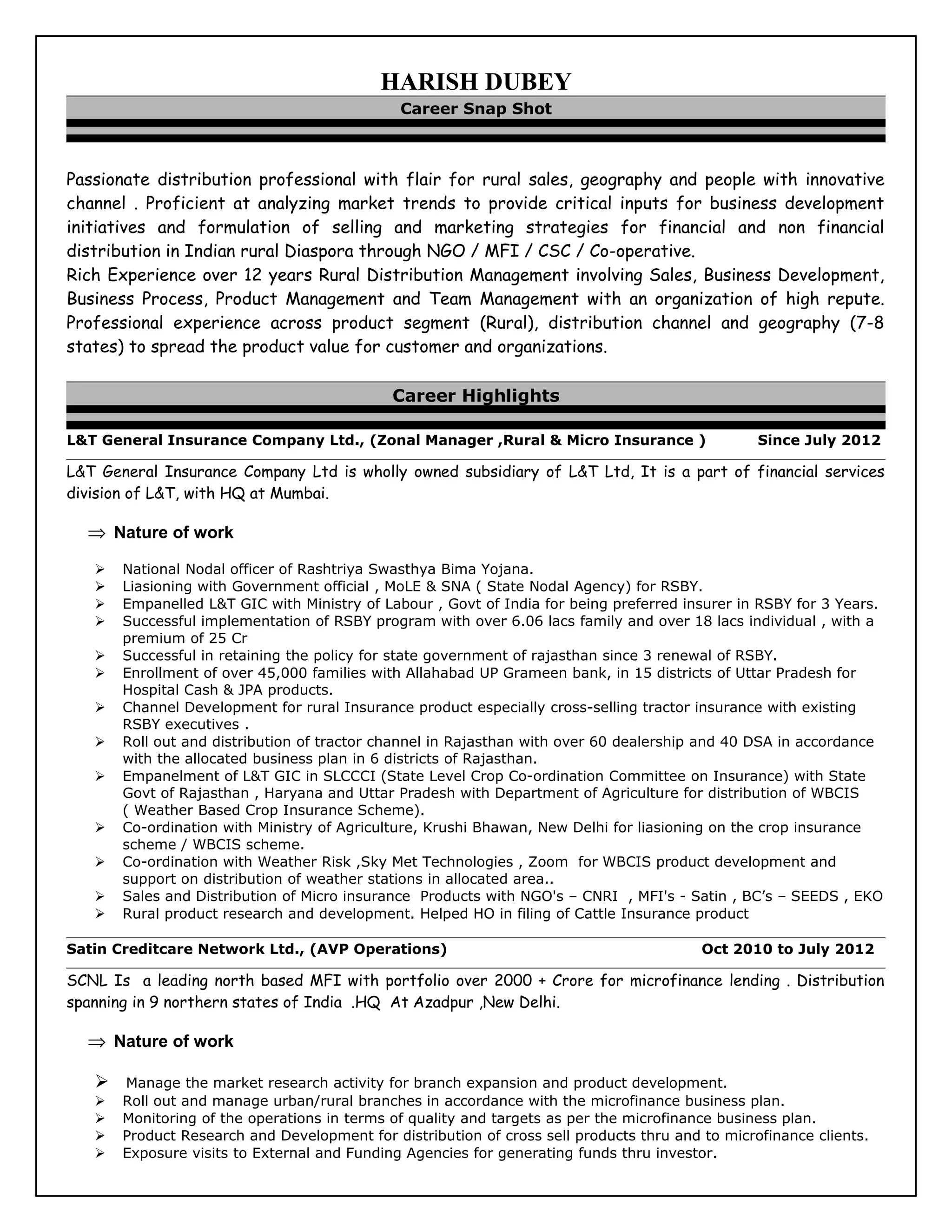 Harish_Dubey-Resume | PDF