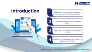 Understanding the 4 Major Academic Essay Types | PPT