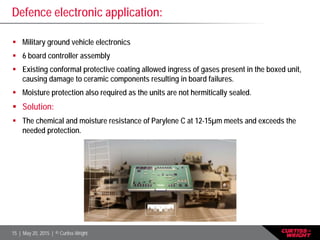 Curtiss-Wright Parylene Coatings Intro 2015 | PPT