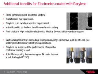Curtiss-Wright Parylene Coatings Intro 2015 | PPT