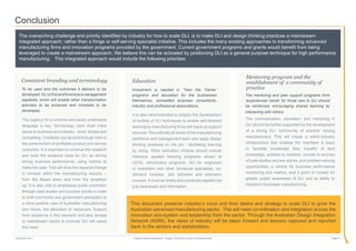 Design Thinking for Advanced Manufacturing _ Industry Recommendations_Dec 2014 | PDF