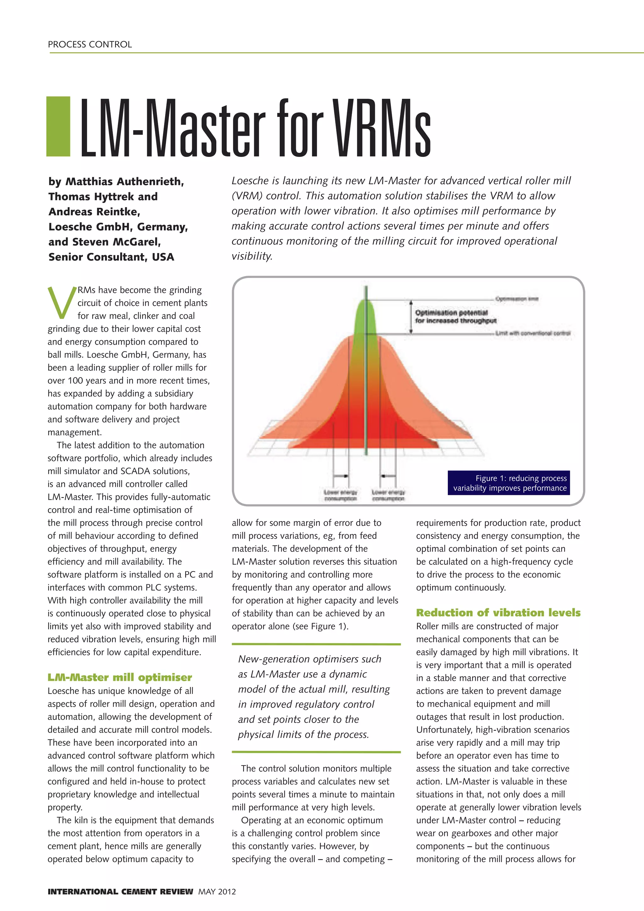 LM-Master for Vertical Roller Mills | PDF