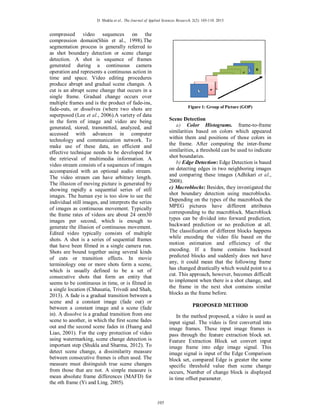 Scene change detection | PDF | Video Software | Computer Software and Applications