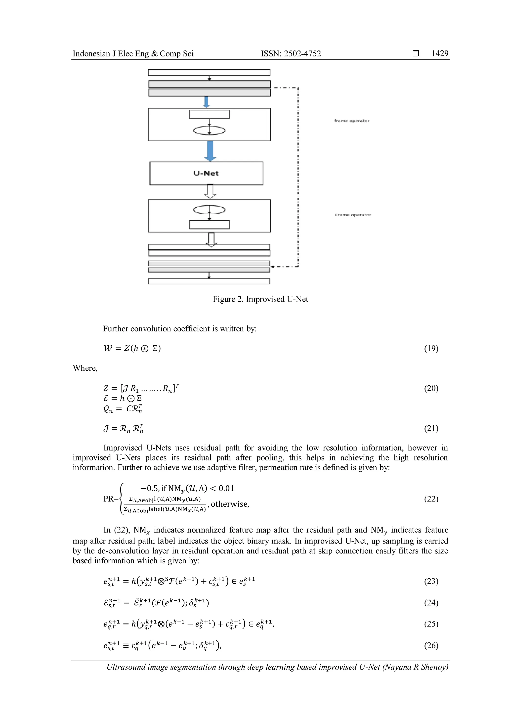Ultrasound image segmentation through deep learning based improvised U-Net | PDF | Thyroid ...
