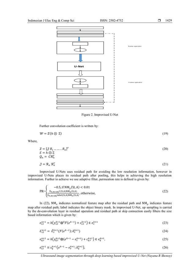 Ultrasound image segmentation through deep learning based improvised U-Net | PDF | Thyroid ...