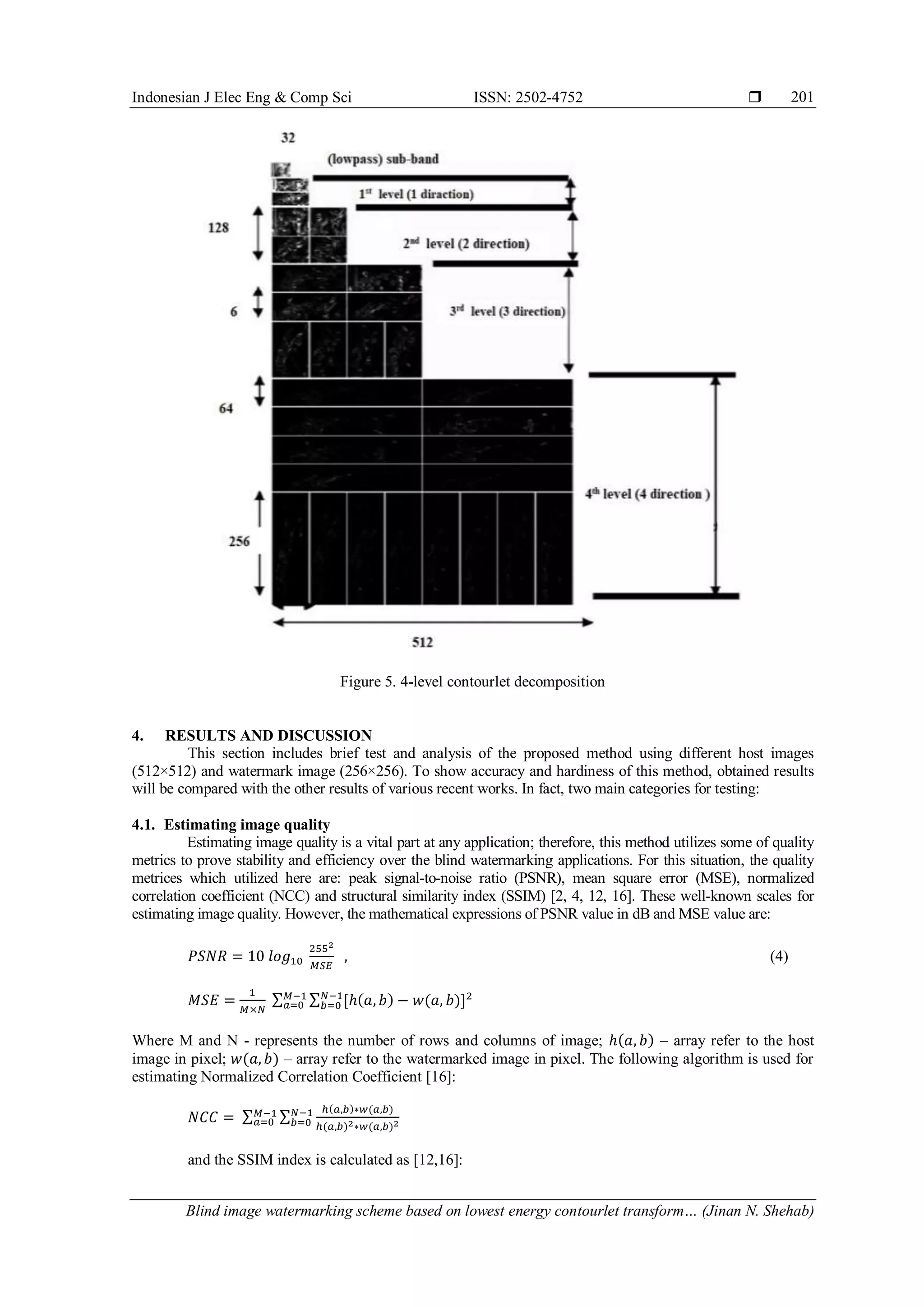 Blind Image Watermarking Scheme Based On Lowest Energy Contourlet Transform Coefficient And