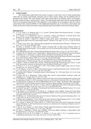 Content based video retrieval using discrete cosine transform | PDF