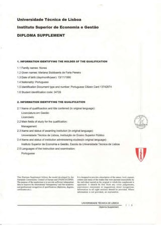 Certificat_ISEG | PDF