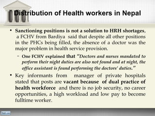 Research Review on HRH of Nepal | PPT