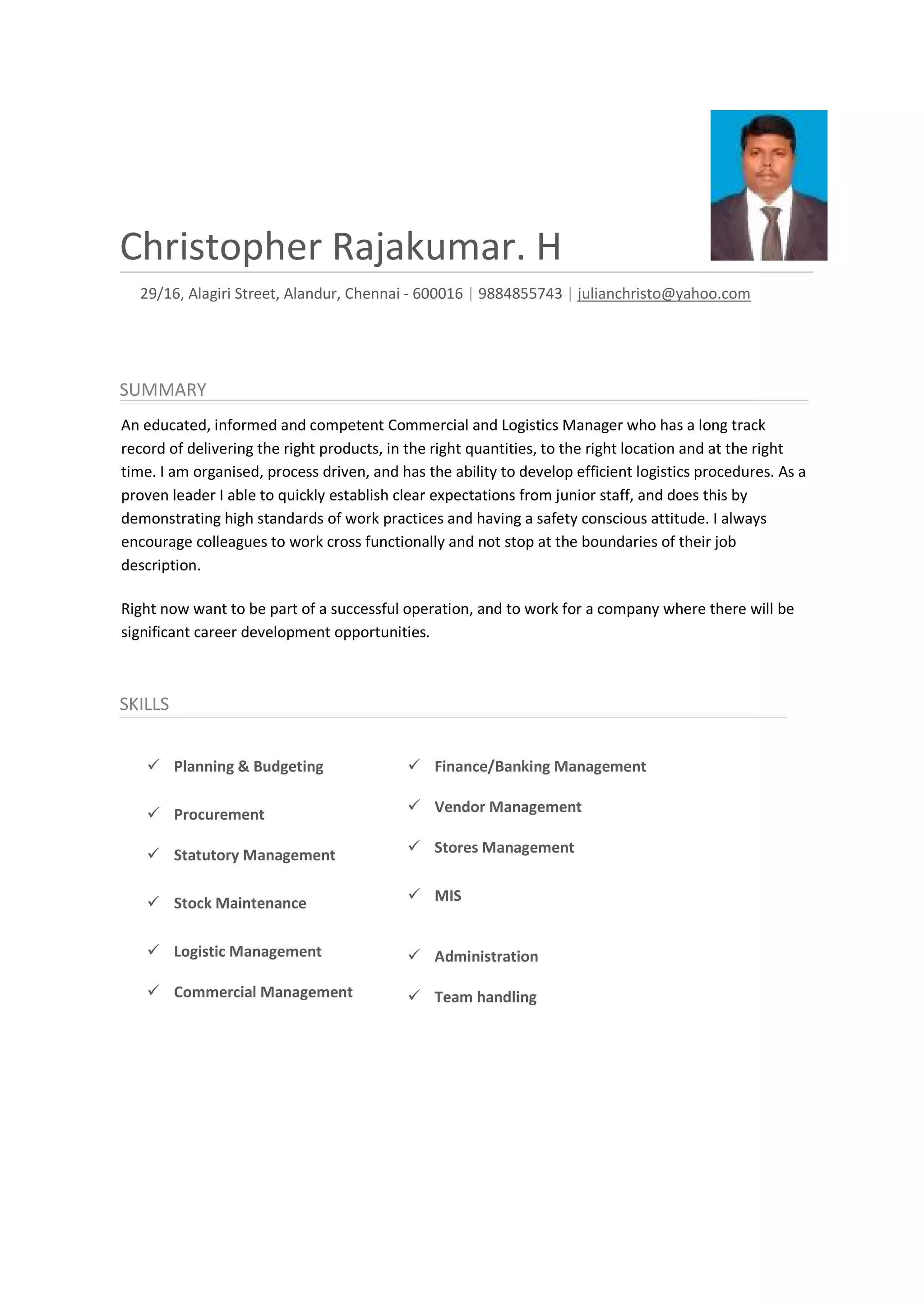 CV Chris | PDF