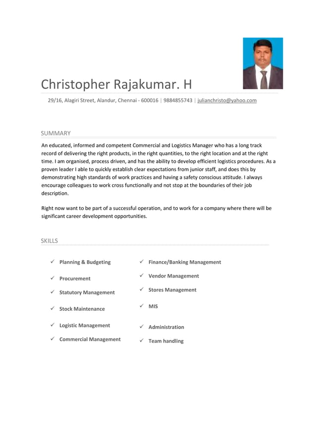 CV Chris | PDF