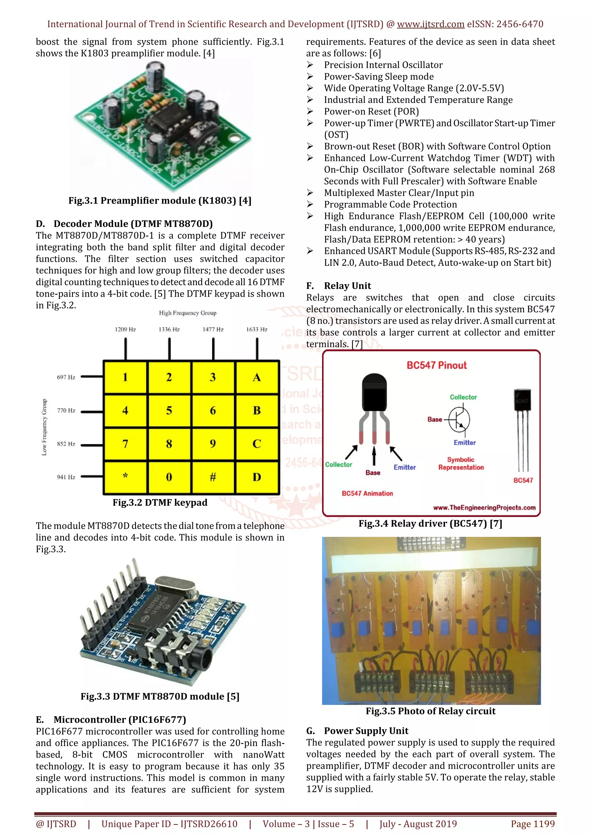 Implementation of Effective Switching System for Controlling Home and Office Appliances | PDF