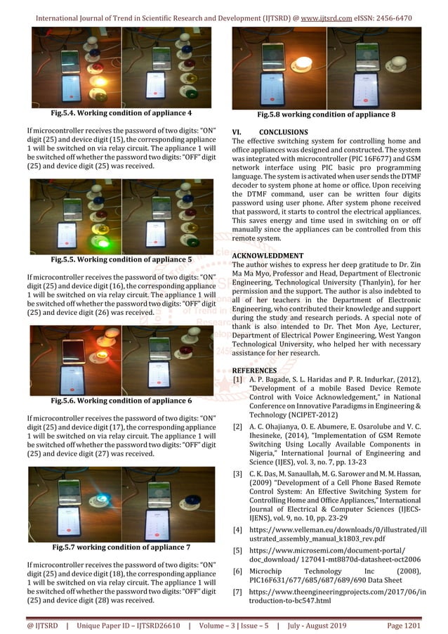 Implementation of Effective Switching System for Controlling Home and ...