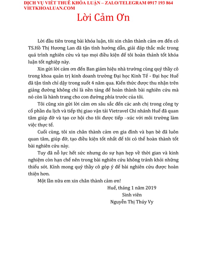 BÀI MẪU khóa luận chăm sóc khách hàng, HAY, 9 ĐIỂM | DOC