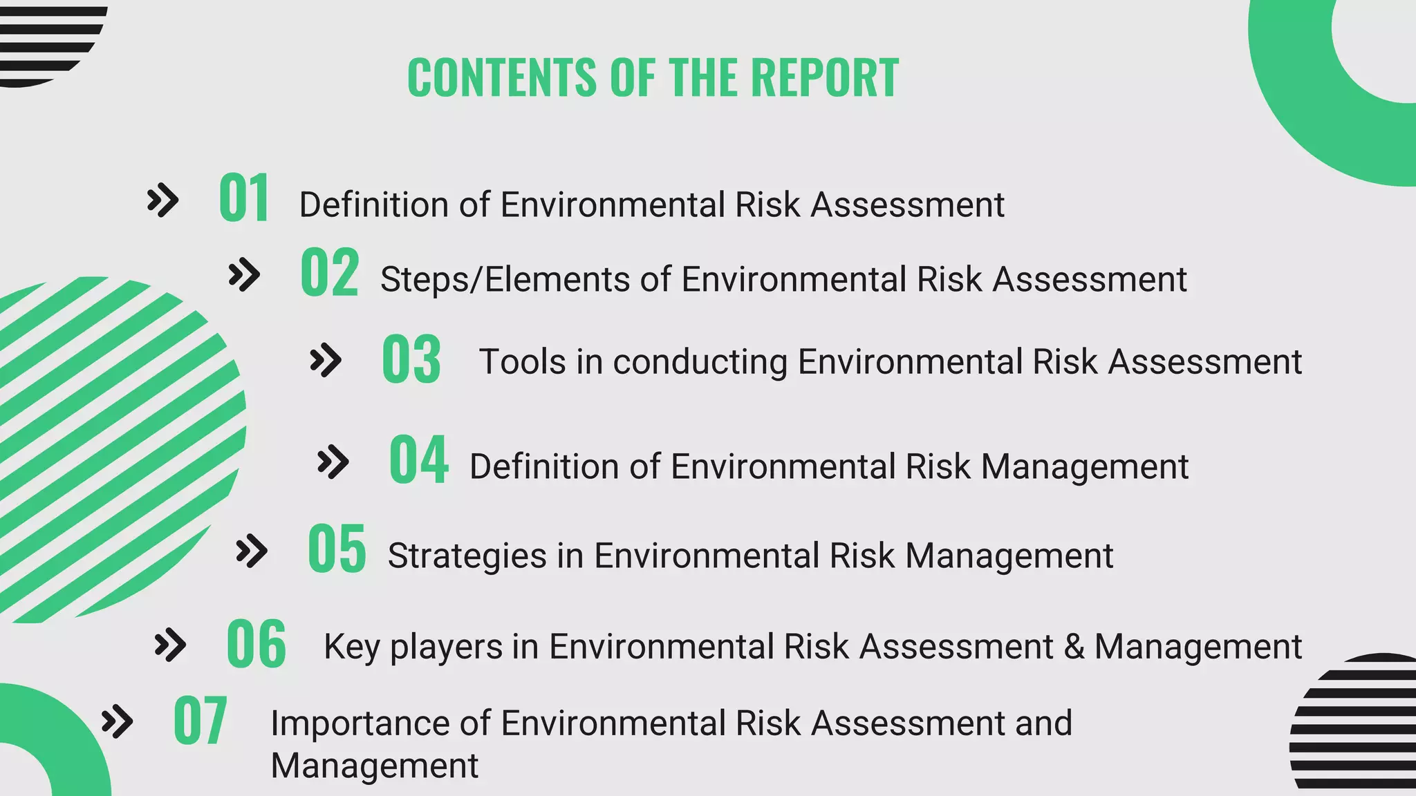 ENVIRONMENTAL RISK ASSESSMENT AND MANAGEMENT | PDF