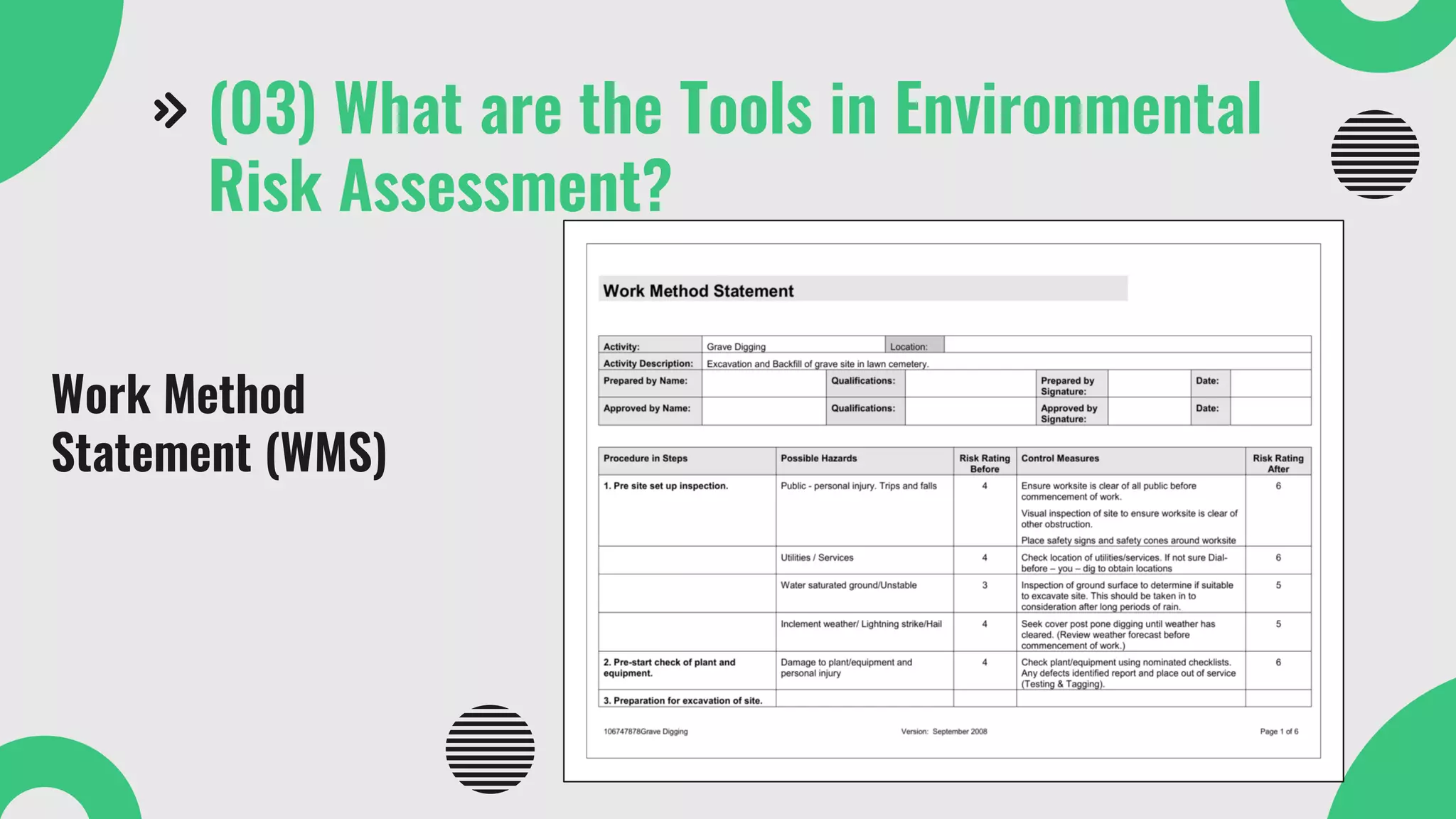 ENVIRONMENTAL RISK ASSESSMENT AND MANAGEMENT | PDF