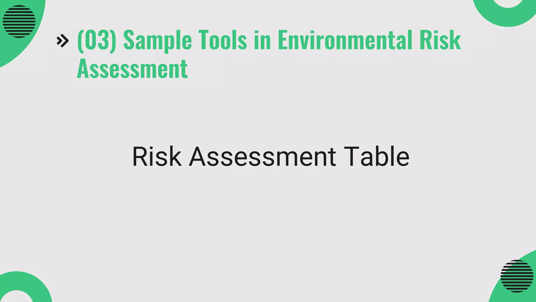 ENVIRONMENTAL RISK ASSESSMENT AND MANAGEMENT | PDF