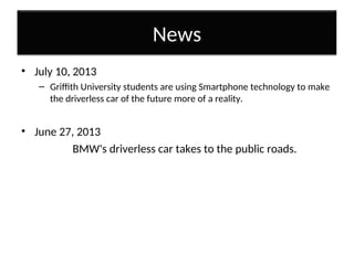 228537262728272088811-Driverless-Car.ppt