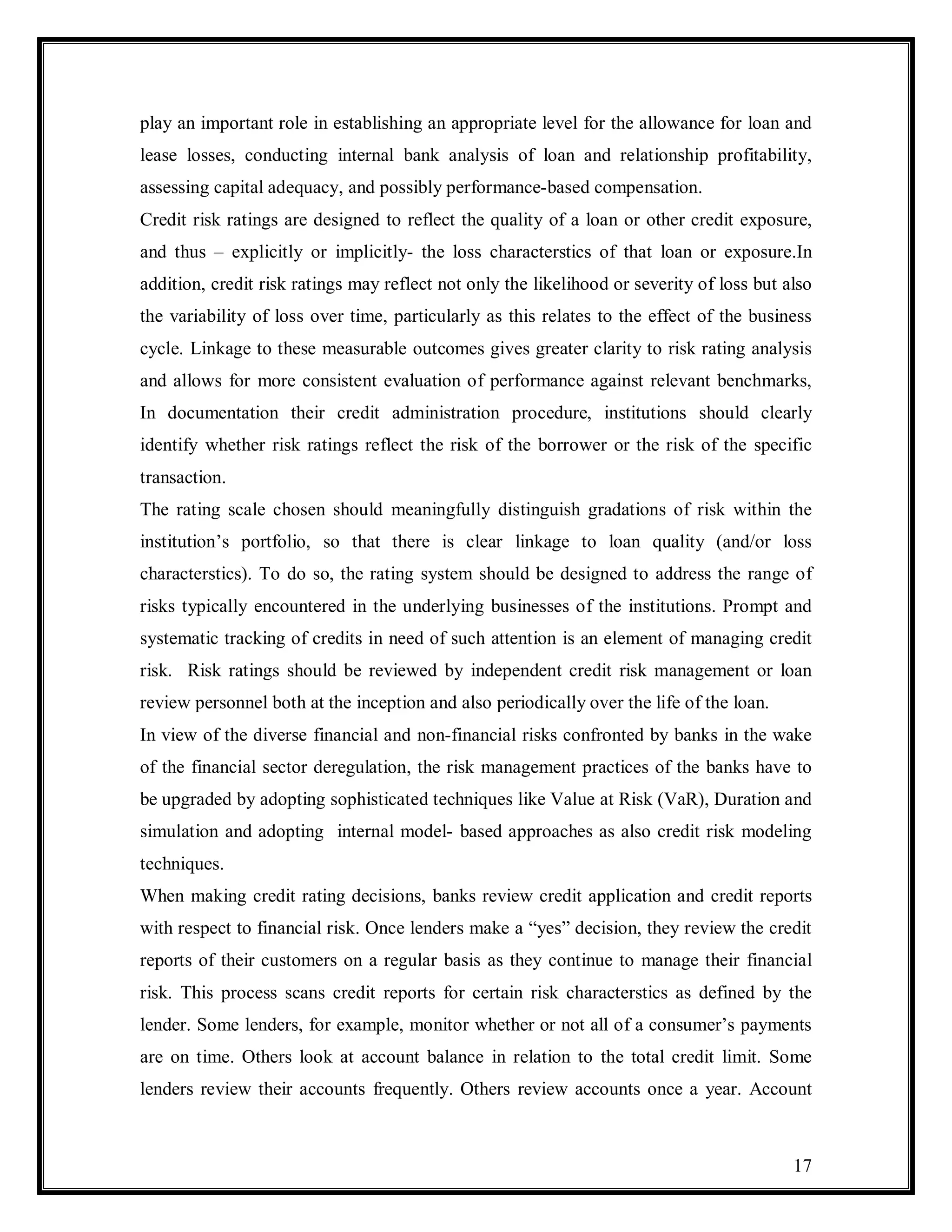 project on credit-risk-management | PDF