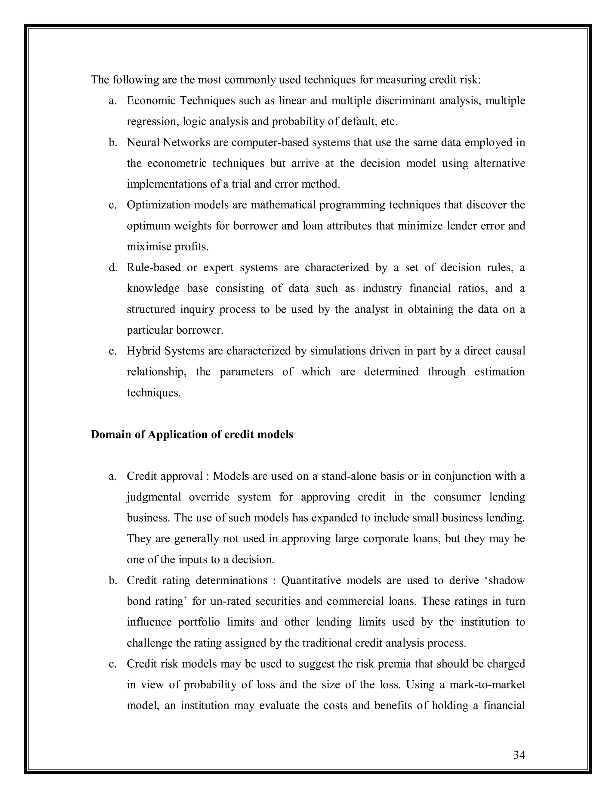 project on credit-risk-management | PDF