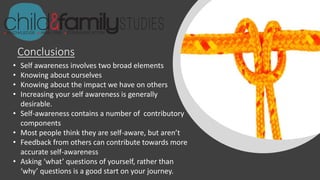2285 (2021) week 2 self awareness (hand out) | PPT