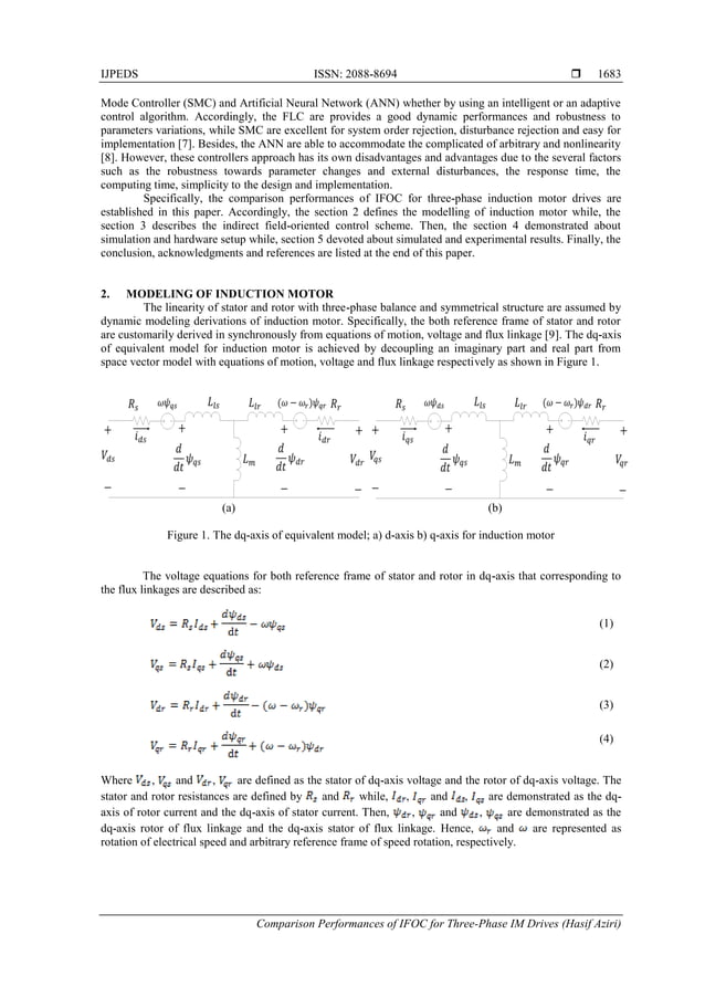 Comparison Performances Of Indirect Field Oriented Control For Three
