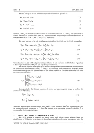 Comparison Performances of Indirect Field Oriented Control for Three-Phase Induction Motor ...