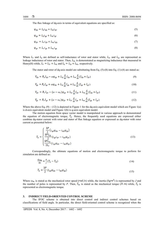Comparison Performances Of Indirect Field Oriented Control For Three Phase Induction Motor