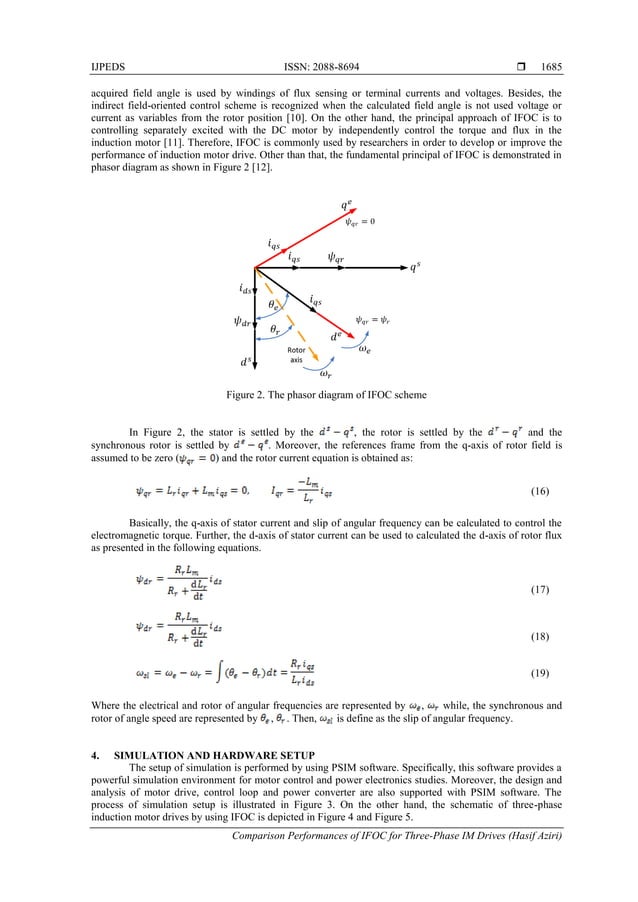 Comparison Performances of Indirect Field Oriented Control for Three-Phase Induction Motor ...