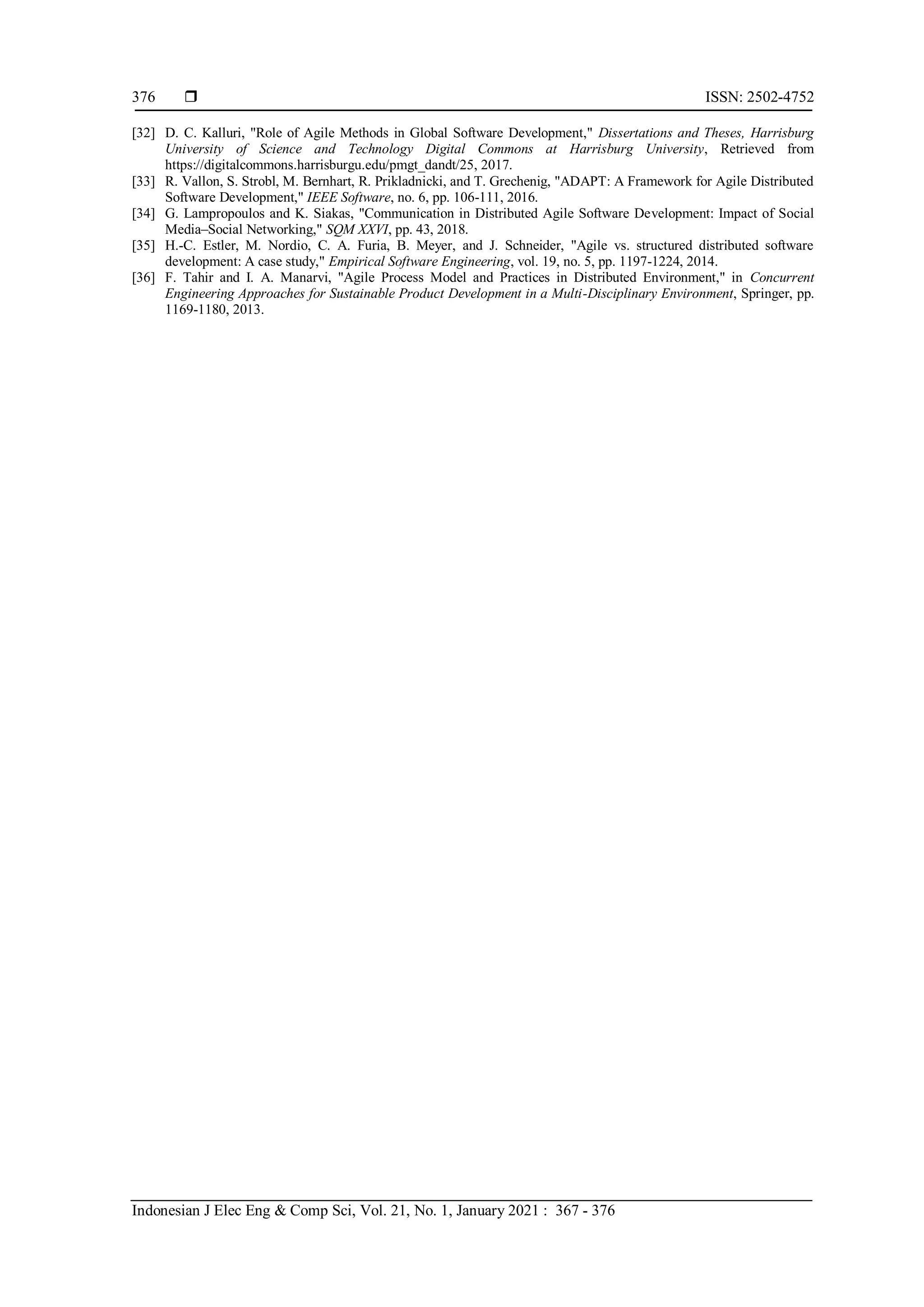 Quality of agile adoption in global software development: An assessment model | PDF