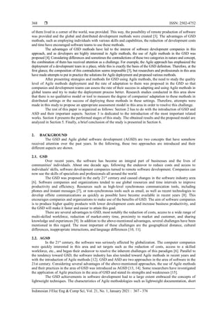 Quality of agile adoption in global software development: An assessment model | PDF