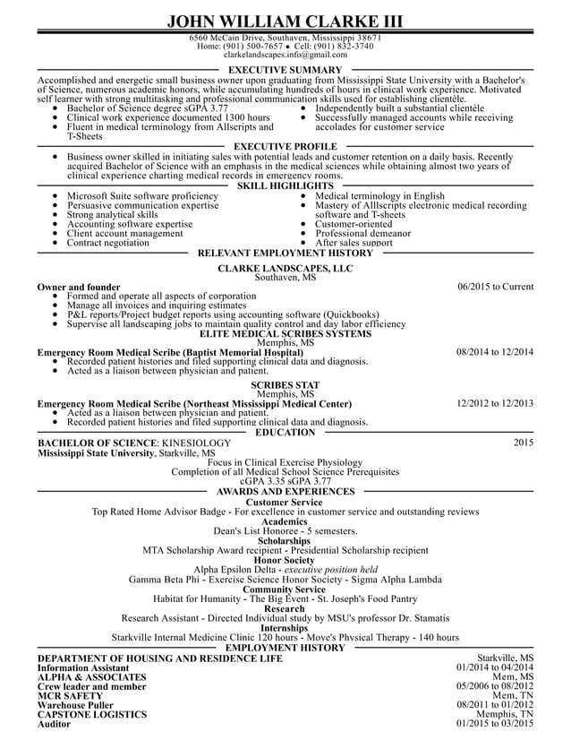 John William Clarke Resume 1 (8) | PDF