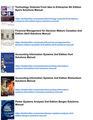 Enterprise Systems For Management 2nd Edition Motiwalla Solutions Manual | PDF