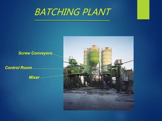 batching plant and hot mix plant presentation | PPTX