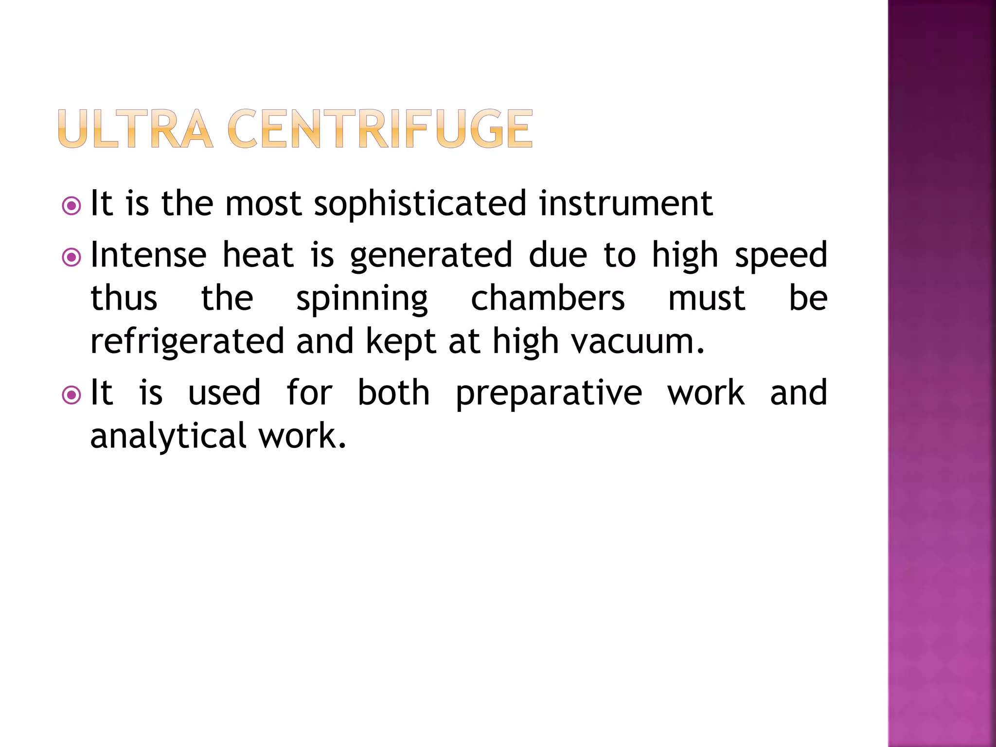 Centrifugation | PPTX