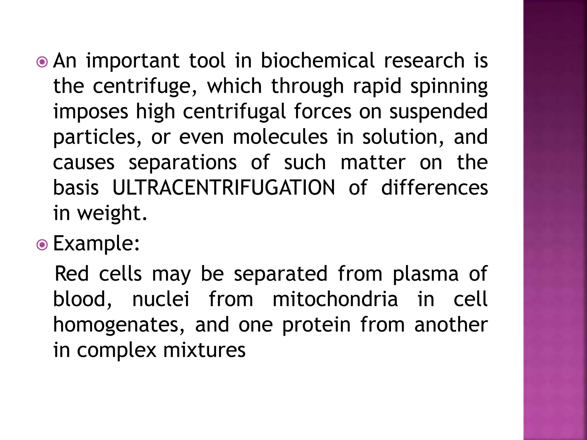 Centrifugation | PPTX
