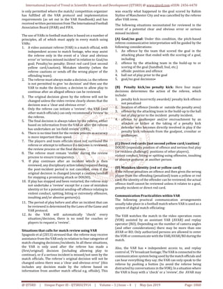 Interpreting Video Assistant Referee and Goal Line Technology ...