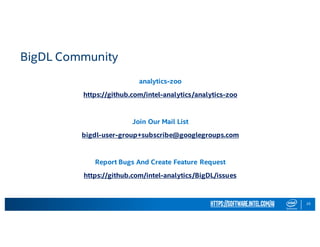 Deep Learning to Big Data Analytics on Apache Spark Using BigDL with Xianyan Jia and Yuhao Yang ...