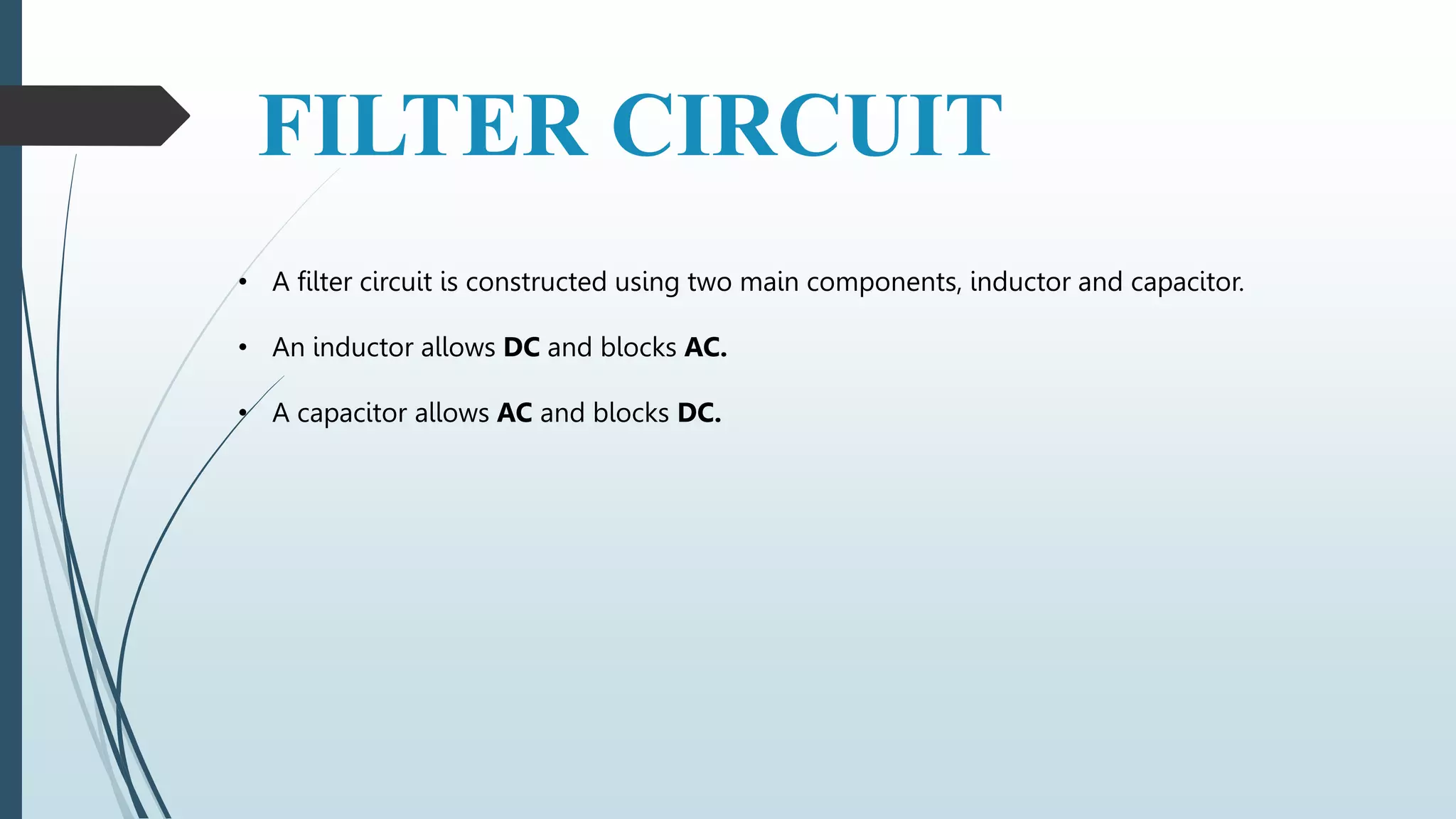 PPT on series inductive filter | PPTX