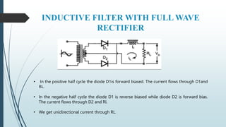 PPT on series inductive filter | PPTX