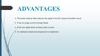 PPT on series inductive filter | PPTX