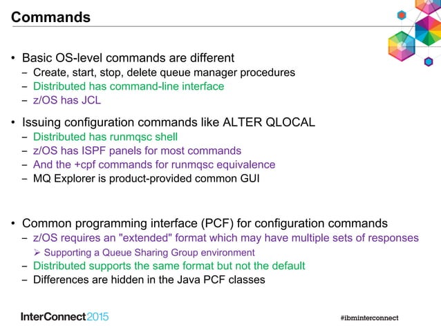 IBM MQ - Comparing Distributed and z/OS platforms | PDF
