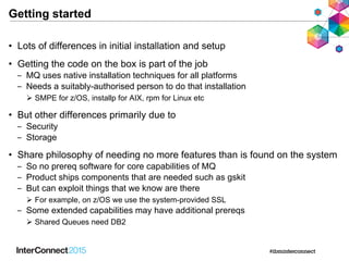 IBM MQ - Comparing Distributed and z/OS platforms | PDF