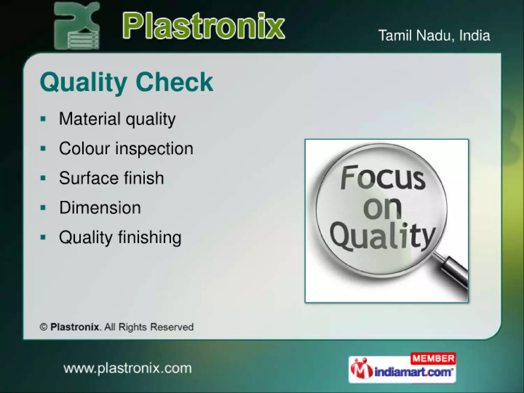 Plastronix Coimbatore India | PDF