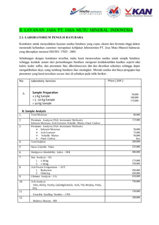 Proposal Penawaran Batubara new | DOCX