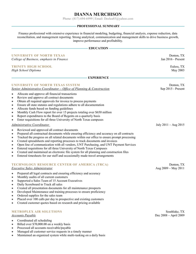 DM Resume | PDF