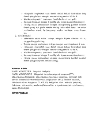 229577 modul praktikum patologi klinik | PDF